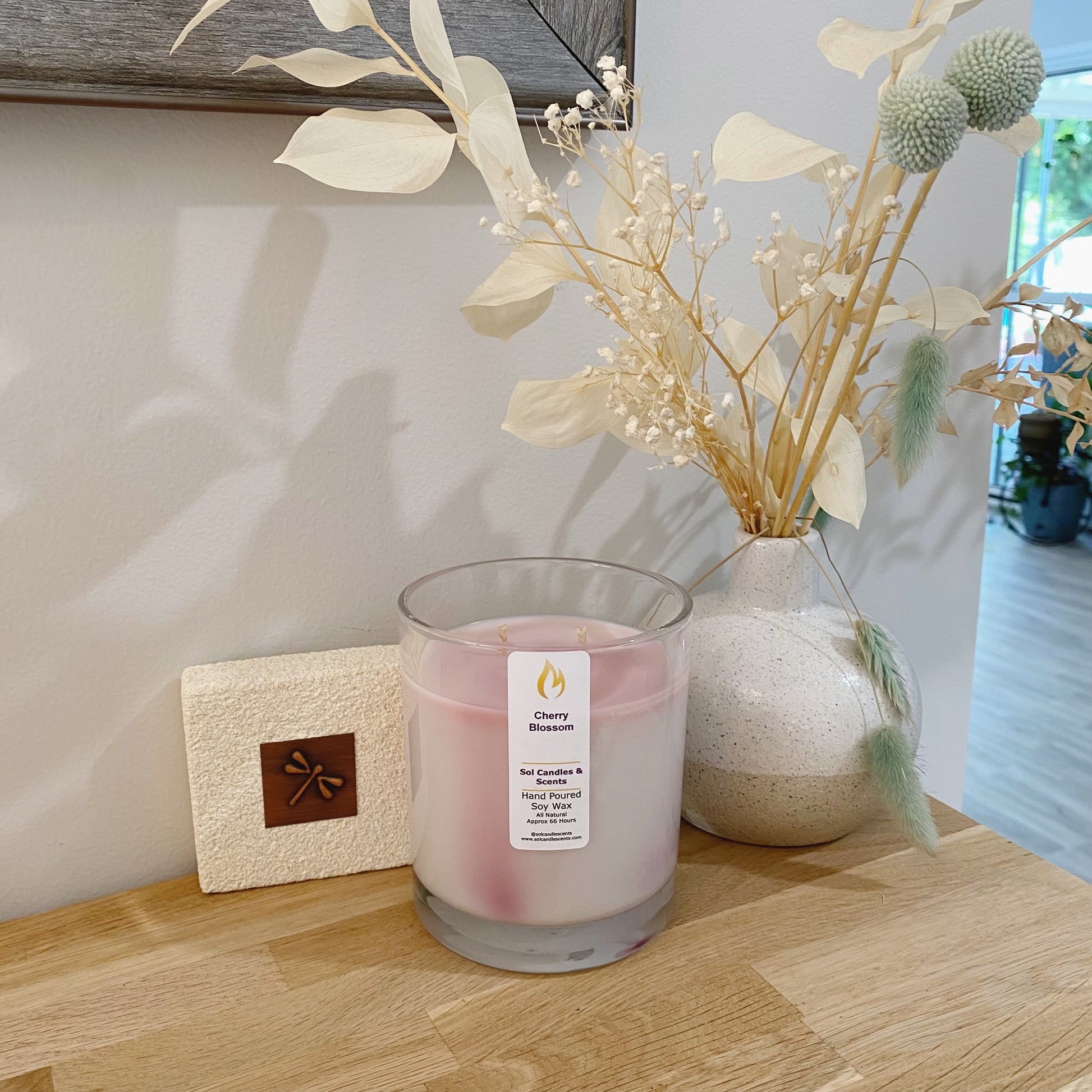 Cherry Blossom Soy Wax Scented Candle